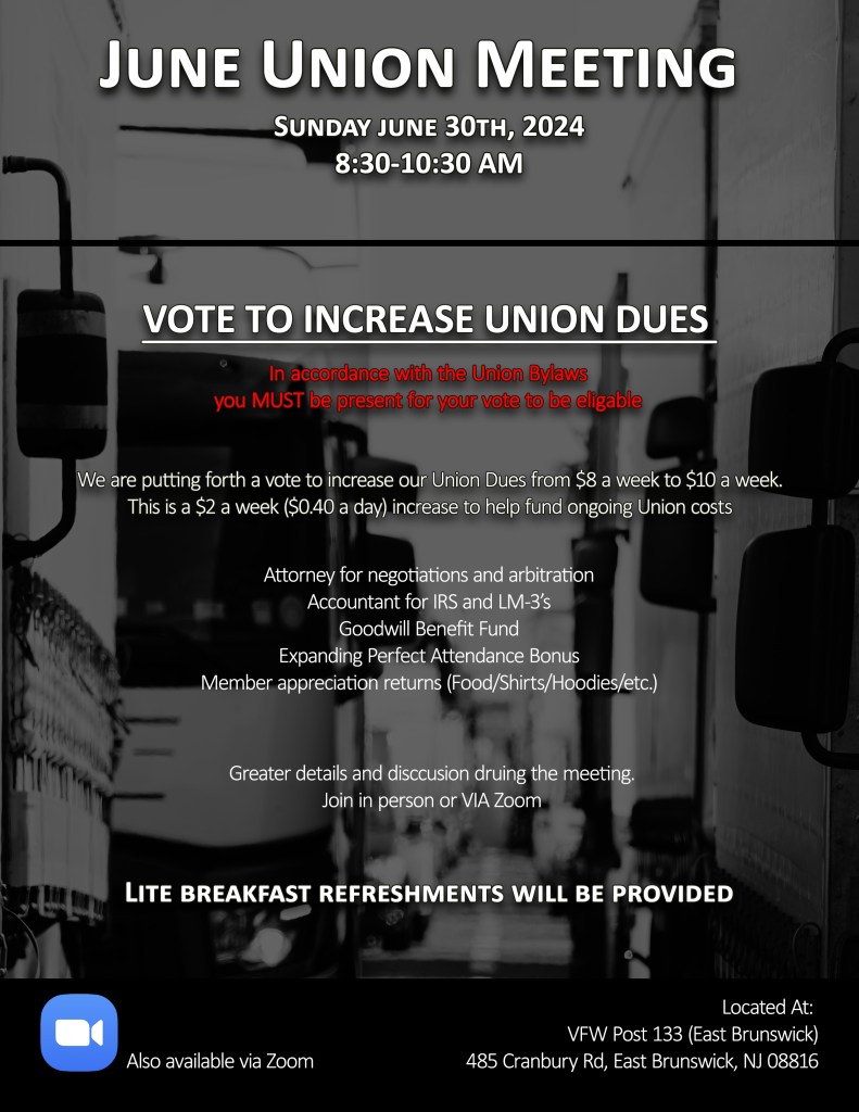 Union Dues Increase Vote at next Union Meeting – Dairy Workers ...